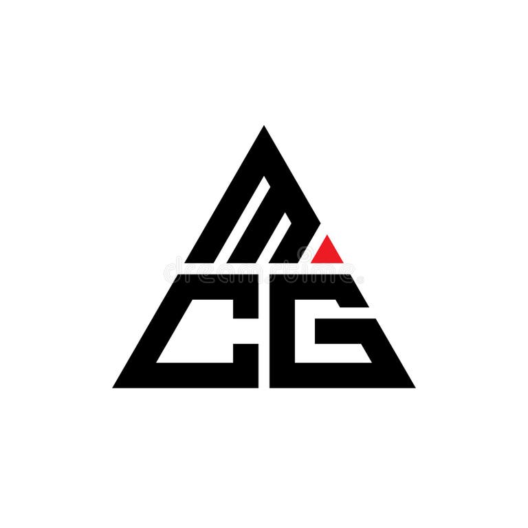 MCG Triangle Letter Logo Design with Triangle Shape. MCG Triangle Logo ...