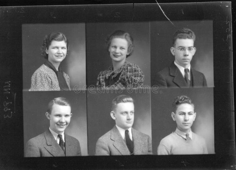 McGuffey High School Yearbook Portraits 1935 Picture. Image: 222475099