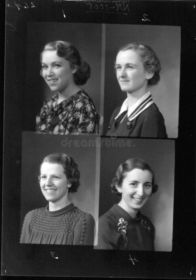 McGuffey High School Yearbook Portraits 1937 Picture. Image: 222470479