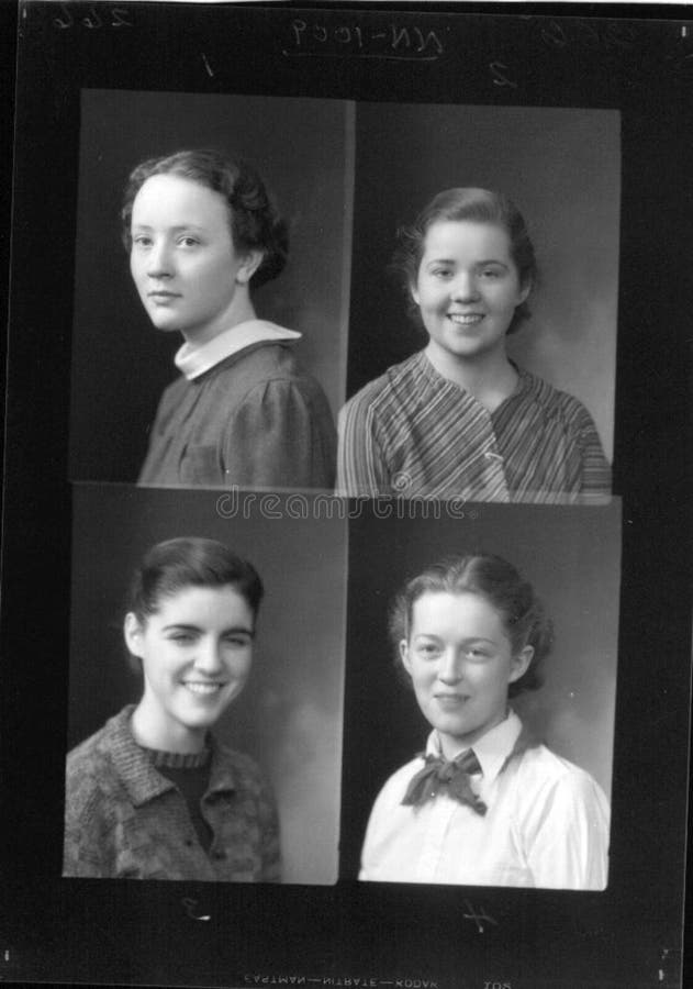 McGuffey High School Yearbook Portraits 1937 Picture. Image: 222474757