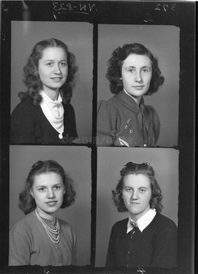 McGuffey High School Yearbook Portraits 1940 Picture. Image: 222469352