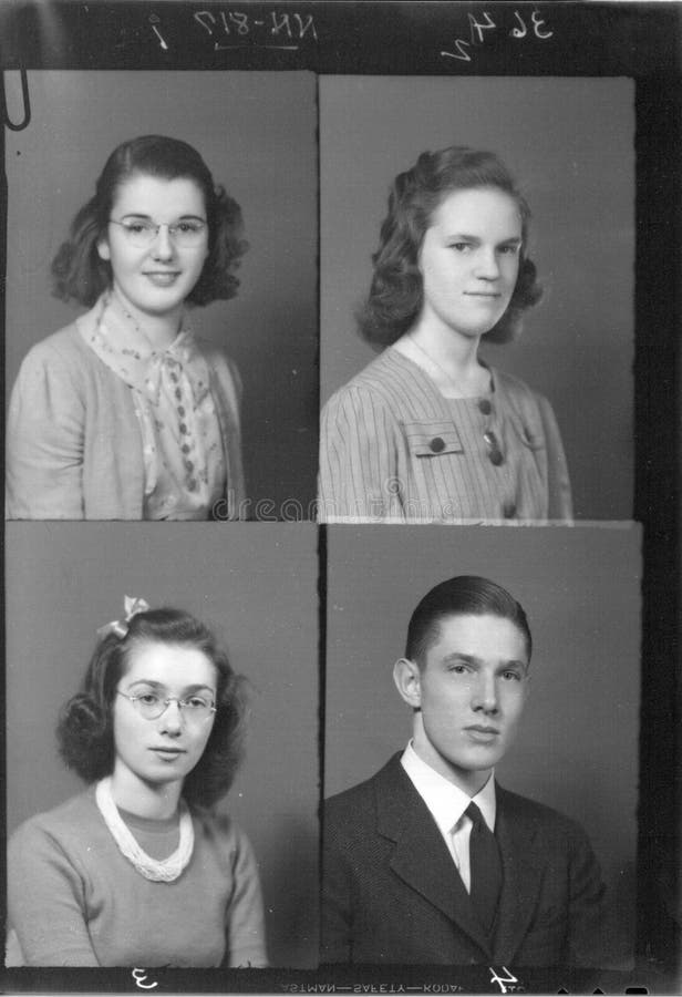 McGuffey High School Yearbook Portraits 1940 Picture. Image: 222469616