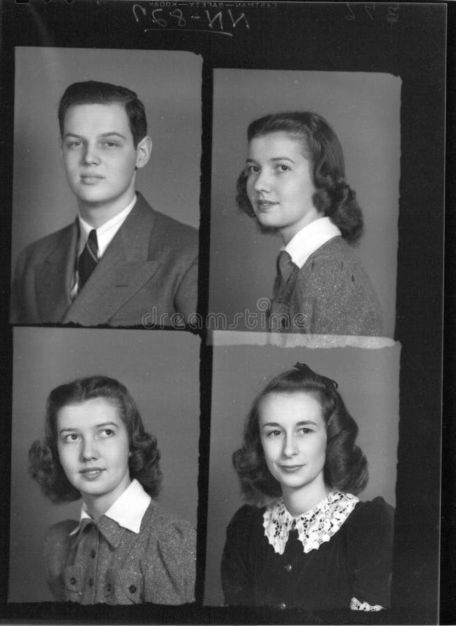 McGuffey High School Yearbook Portraits 1940 Picture. Image: 222469713