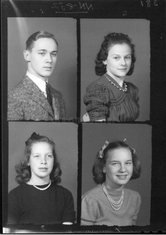 McGuffey High School Yearbook Portraits 1940 Picture. Image: 222474664