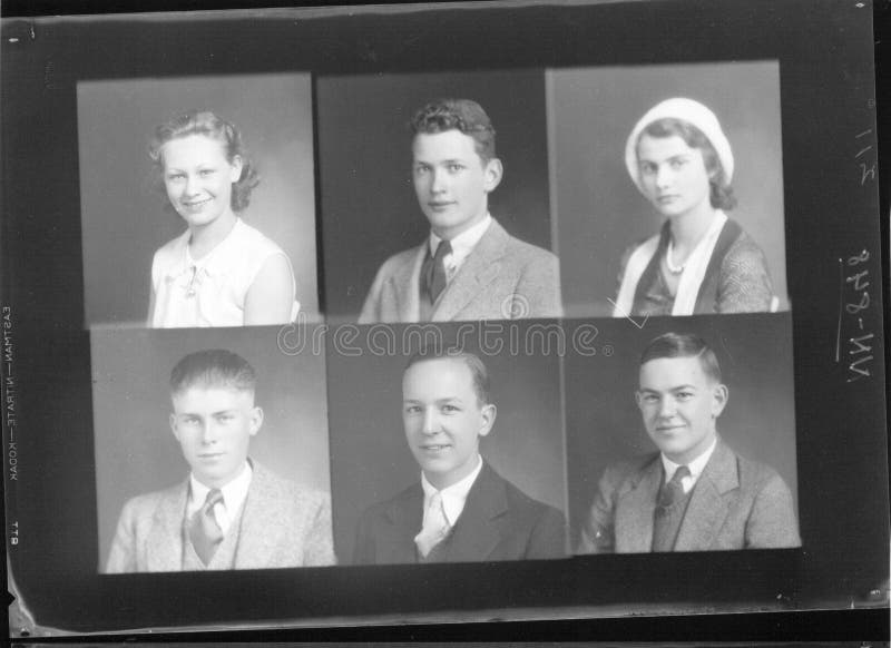 McGuffey High School Yearbook Portraits Ca. 1933 Picture. Image: 222462847