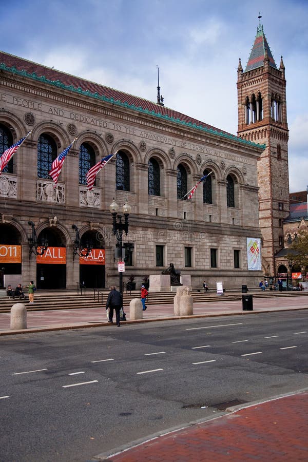 McKim Building, Boston Public Library, Boston, Massachusetts, USA ...