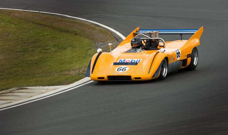 McLaren Can-am Racing Car at Speed Editorial Stock Image - Image of ...