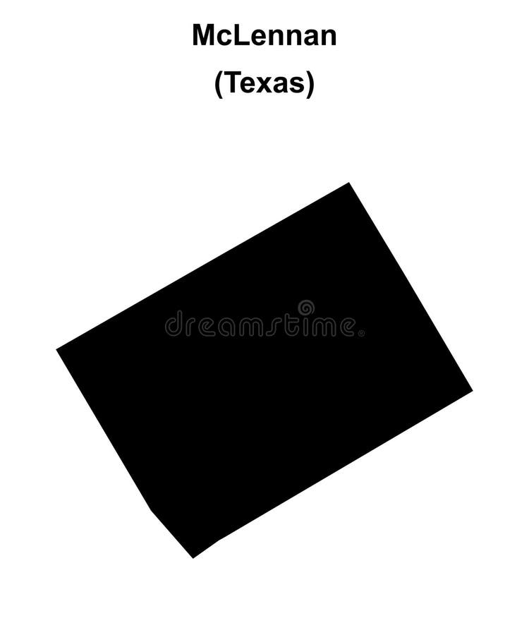 Mclennan Outline Map Stock Illustrations – 9 Mclennan Outline Map Stock ...