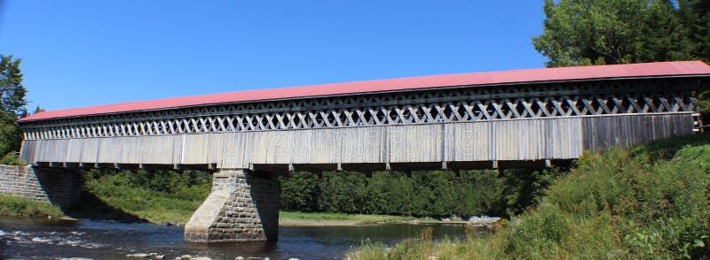 McVetty-McKenzie Covered Bridge Stock Photo - Image of infrastructure ...