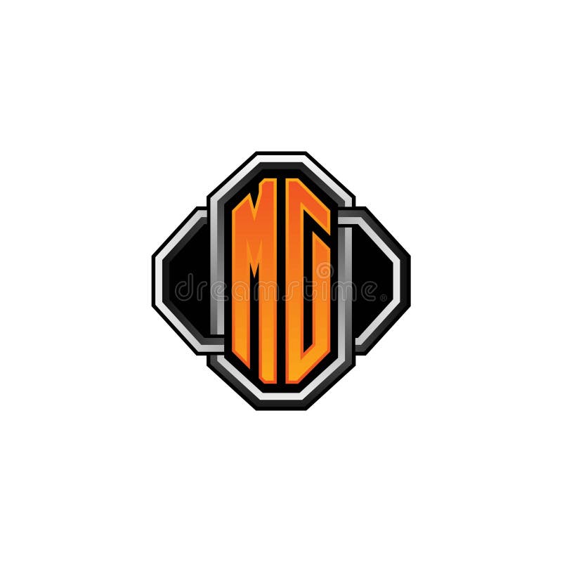 MD Logo Letter Geometric Vintage Style Stock Vector - Illustration of ...