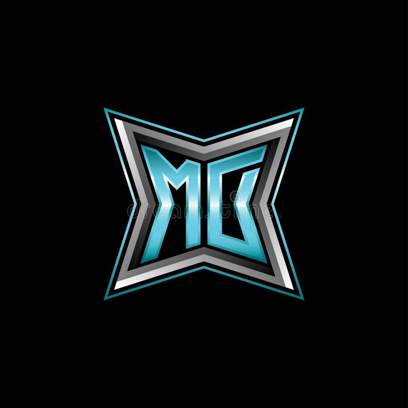 MD Logo Monogram Geometric Modern Design Stock Vector - Illustration of ...