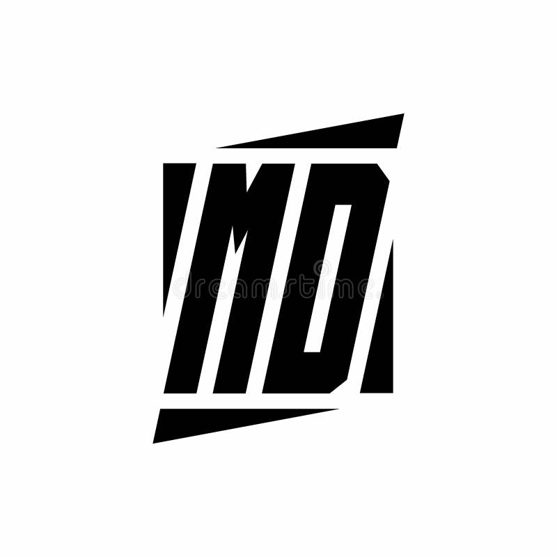MD Logo Monogram with Modern Style Concept Design Template Stock Vector ... MD Logo Monogram with Modern Style Concept Design Template Stock Vector ...