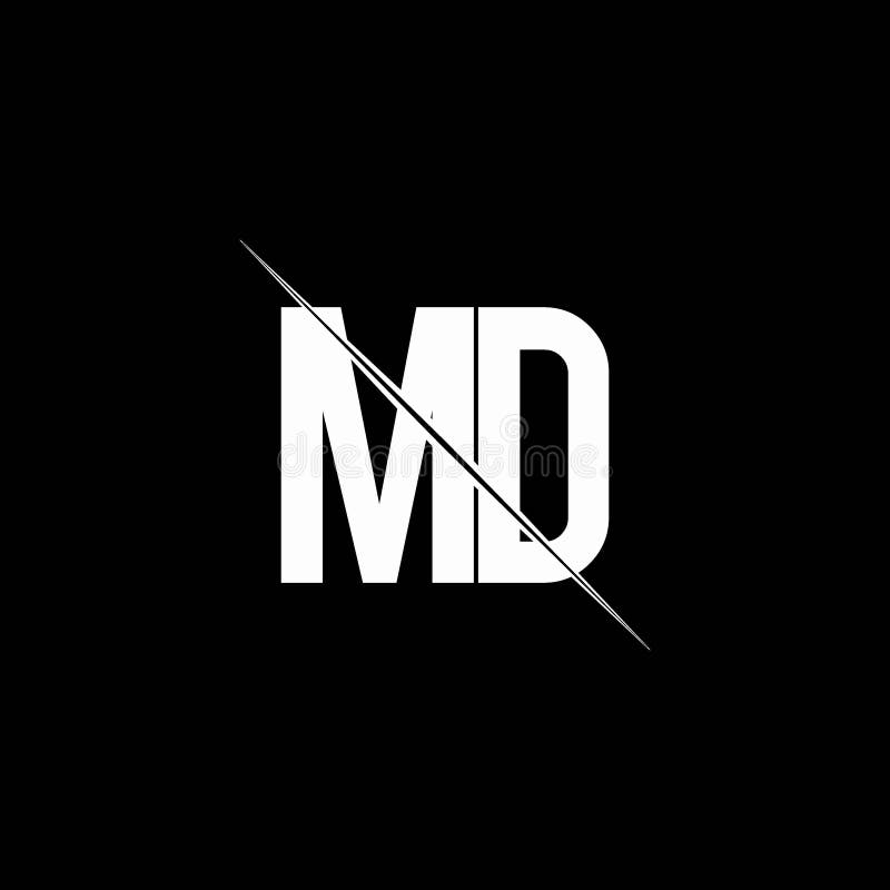 MD Logo Monogram With Modern Style Concept Design Template Stock Vector ... MD Logo Monogram With Modern Style Concept Design Template Stock Vector ...