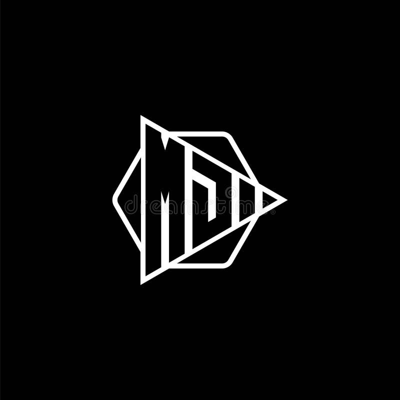 MD Logo Monogram Triangle Play Button Stock Vector - Illustration of ... MD Logo Monogram Triangle Play Button Stock Vector - Illustration of ...