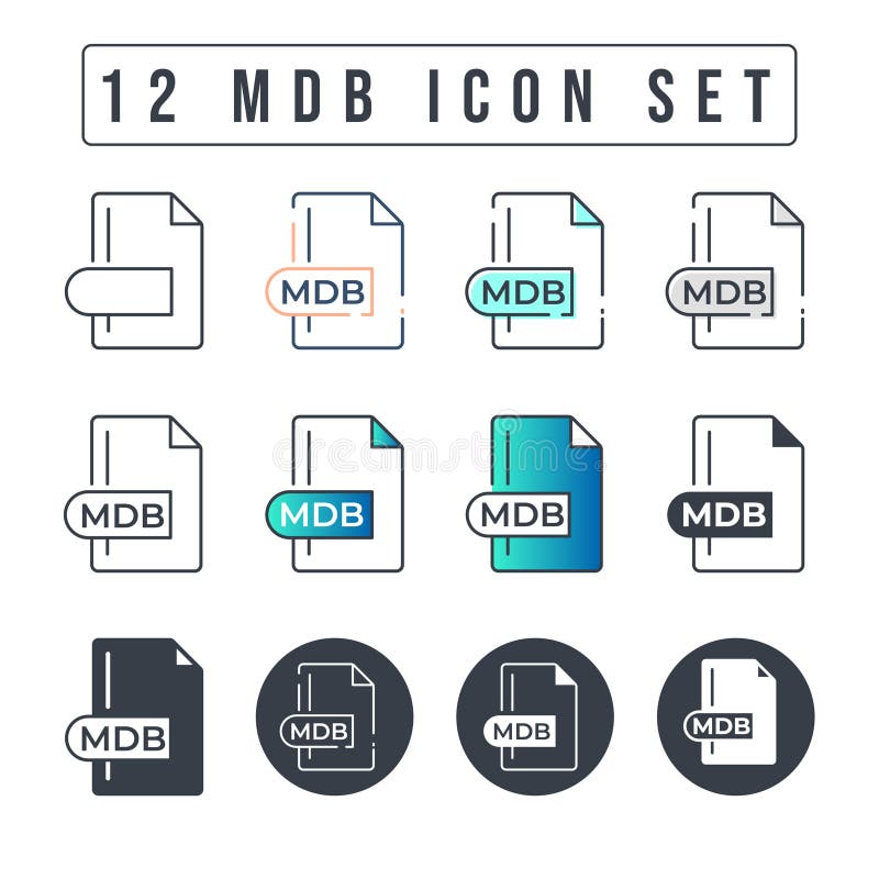Mdb Icon Stock Illustrations – 68 Mdb Icon Stock Illustrations, Vectors ...