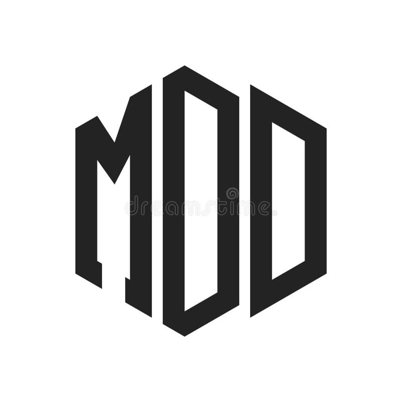 MDD Logo Design. Initial Letter MDD Monogram Logo Using Hexagon Shape ...