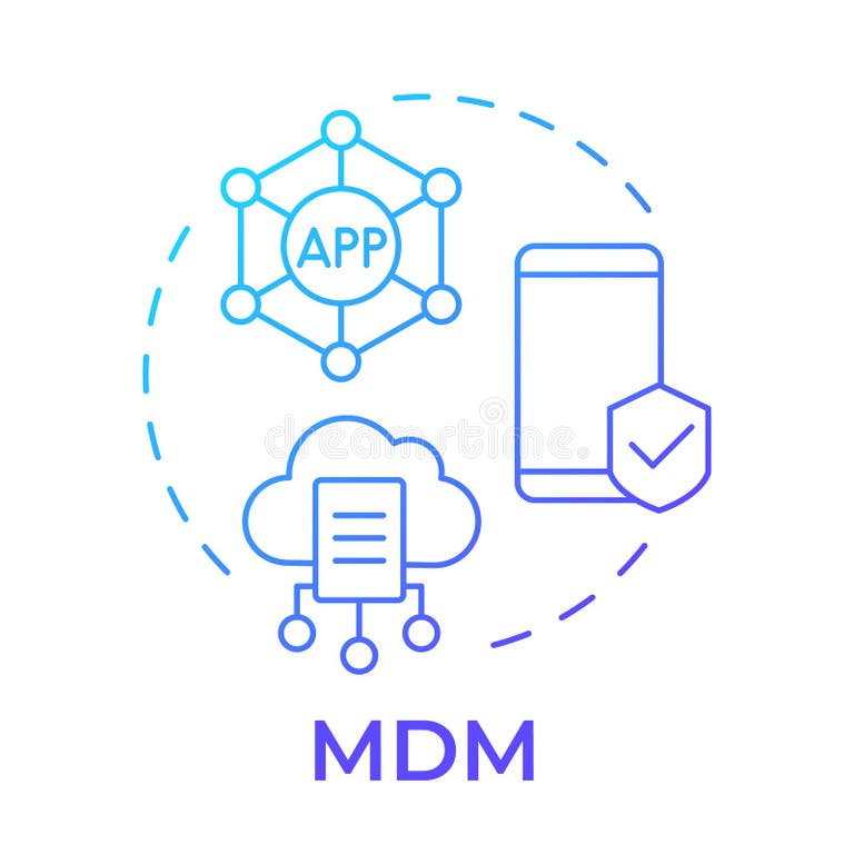Device Management Concept Mdm Technology Stock Illustrations – 65 ...