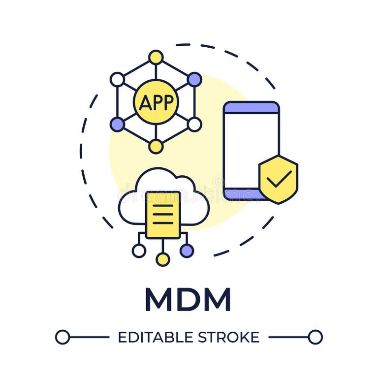 Device Management Concept Mdm Technology Stock Illustrations – 65 ...