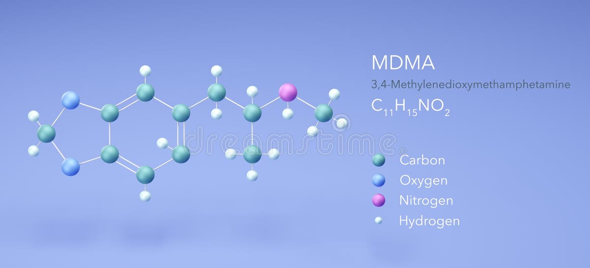 Molecular Structure Mdma Ecstasy Stock Illustrations – 48 Molecular ...