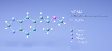 Molecular Structure Mdma Ecstasy Stock Illustrations – 48 Molecular ...