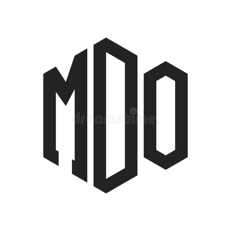 MDO Logo Design. Initial Letter MDO Monogram Logo Using Hexagon Shape ...