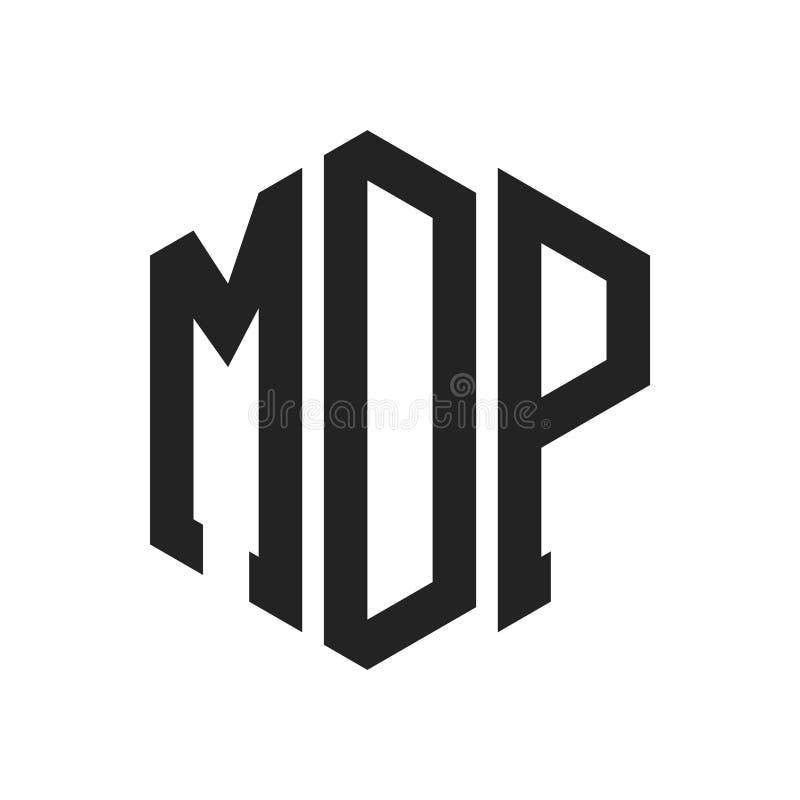 MDP Logo Design. Initial Letter MDP Monogram Logo Using Hexagon Shape ...