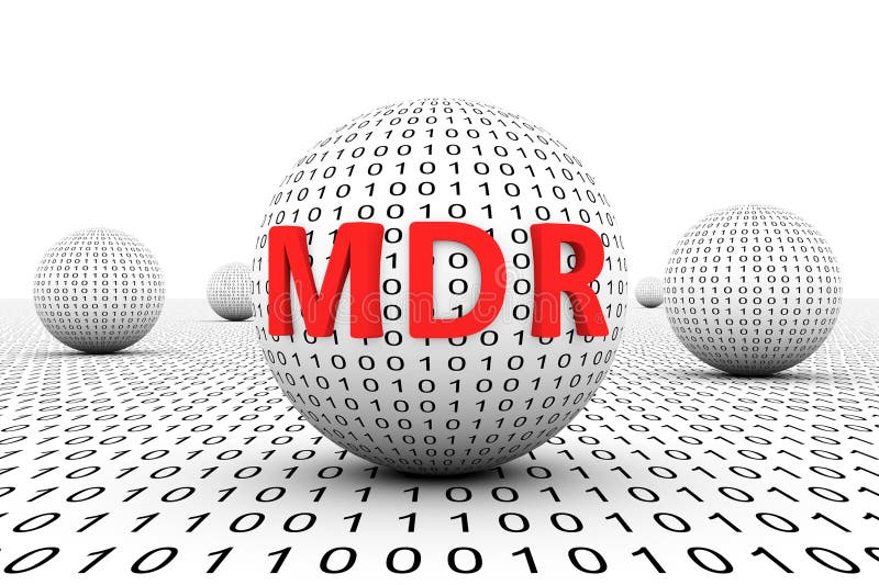 MDR Conceptual Sphere Binary Code 3d Stock Illustration - Illustration of communication ...