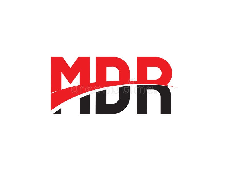 MDR Letter Initial Logo Design Stock Vector - Illustration of alphabet ...