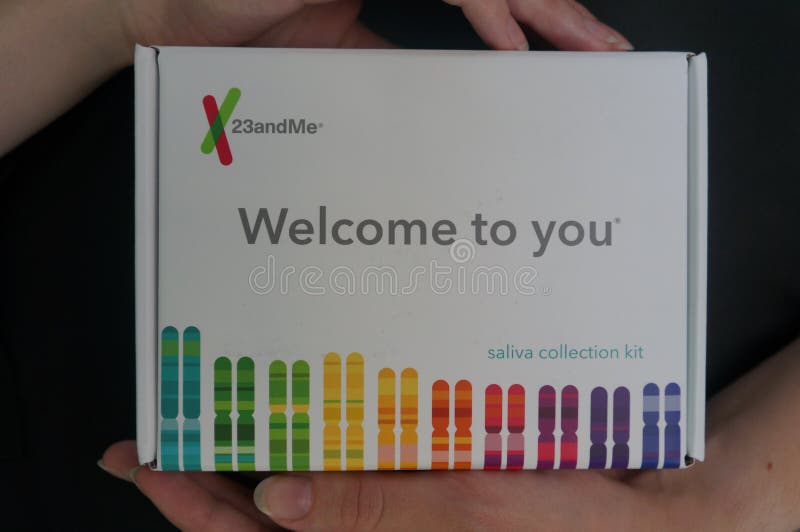 23andme box editorial image. Image of test, genetic - 157593100