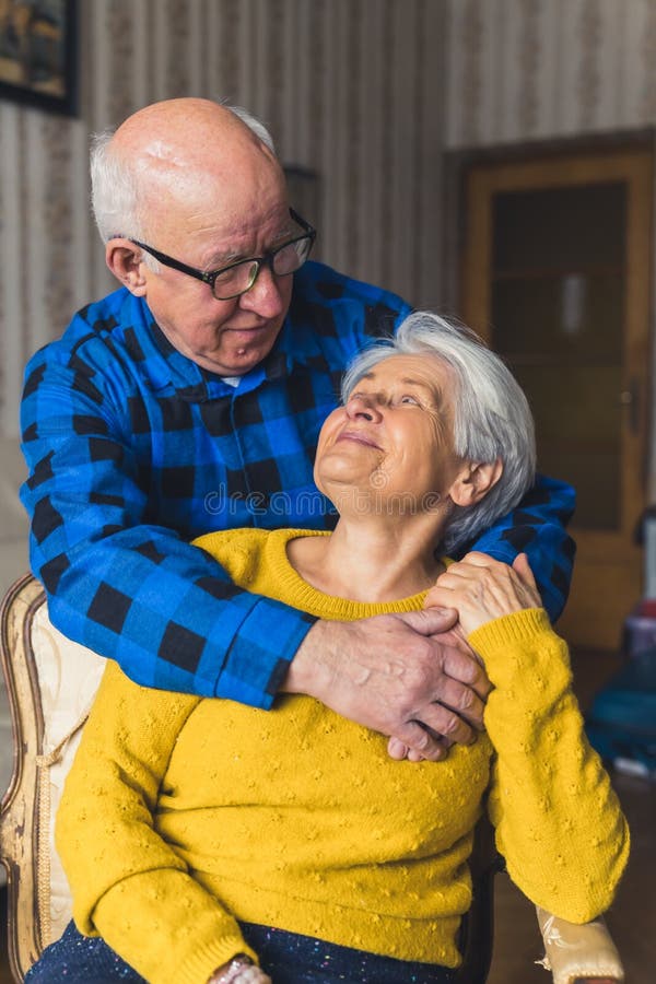 The Husband Encourages His Wife Sharing Working And Lifestyle At Home