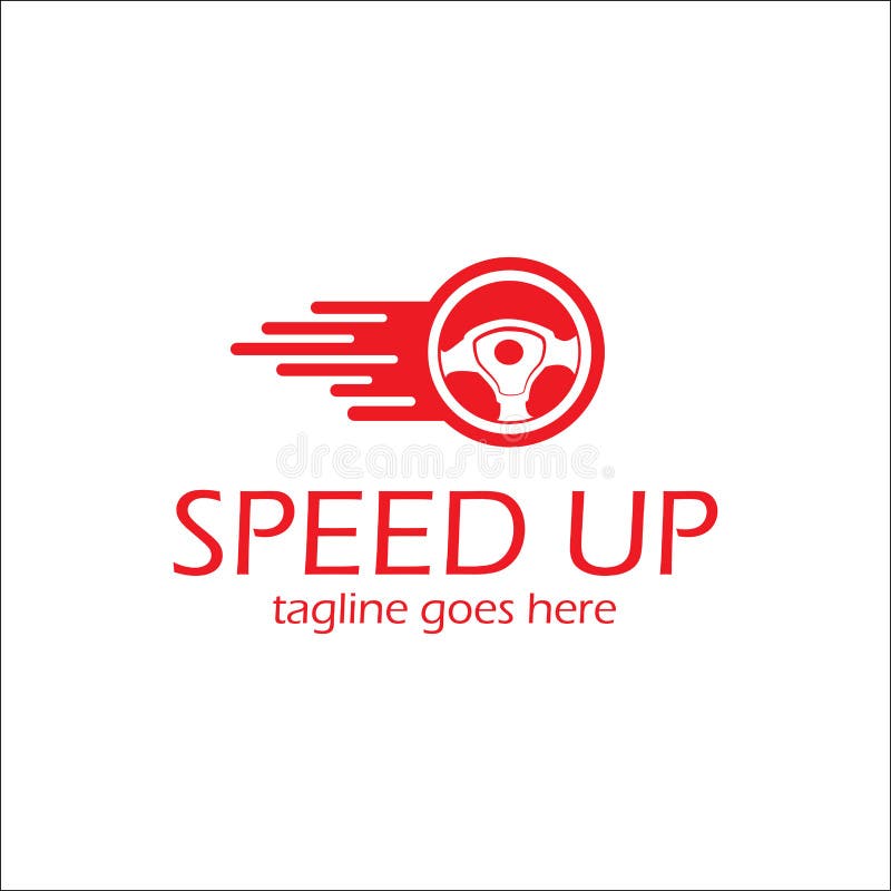 Speed Driver Logo Design Template Stock Vector - Illustration of text ...