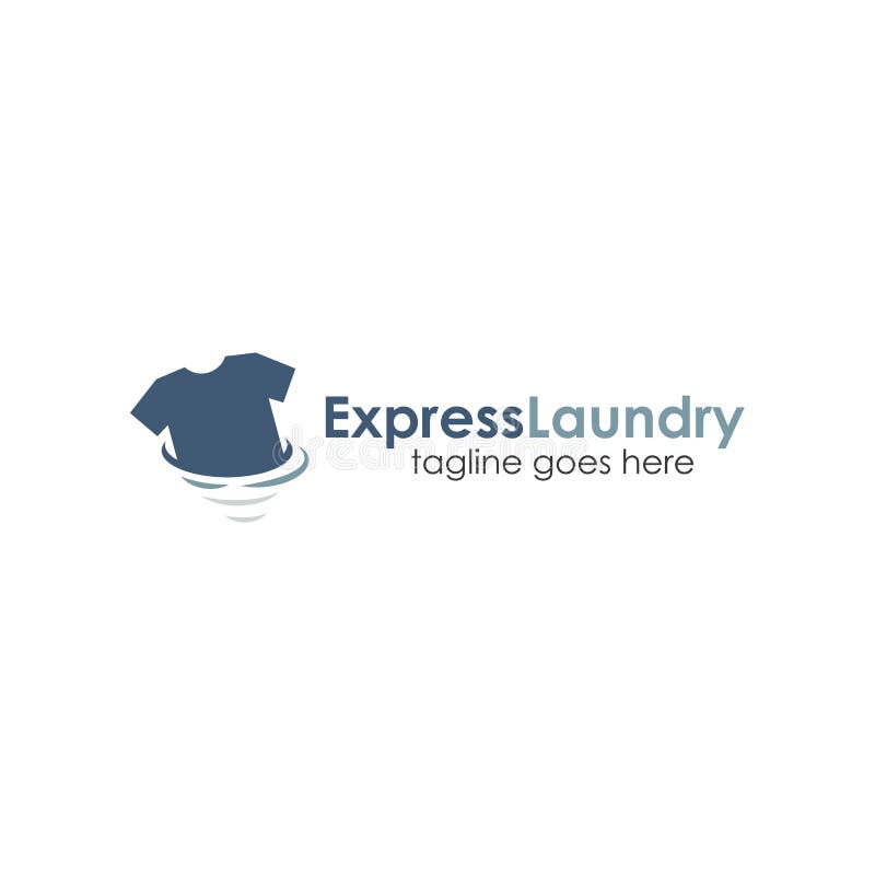 Laundry Logo Icon with Vector Illustration Template Stock Vector ...
