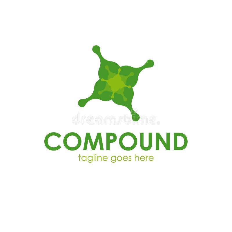 Compound Logo Design Template Stock Vector - Illustration of digital ...