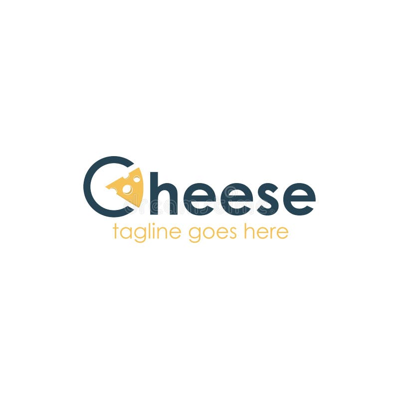 Cheese Logo Design Template Stock Illustration - Illustration of logo ...