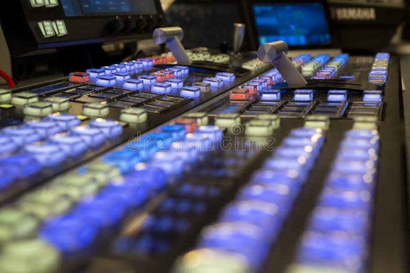 ME2 Live Switcher Video Mixer for Shows and Television Stock Image ...