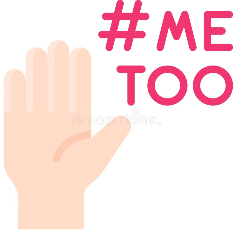 Me Too Movement Icon Feminism Related Vector Stock Vector Illustration Of Viral Sexual