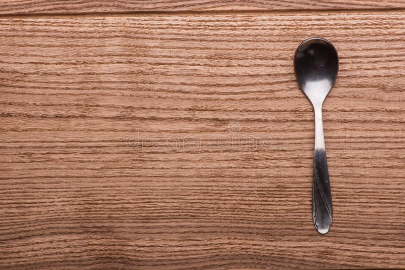 Teaspoon on the Table. Spoon Close Up Stock Photo - Image of collection ...
