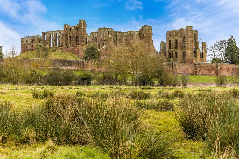 Mere Castle Hill From Long Hill Stock Image - Image of clouds, mere ...