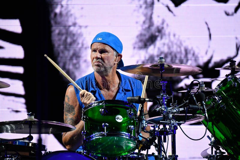 Red Hot Chili Peppers in Concert at the the Meadows Editorial Photo ...