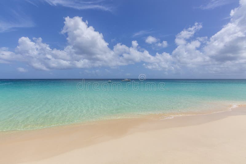 Meads Bay Beach in Anguilla Stock Image - Image of waves, tropical ...