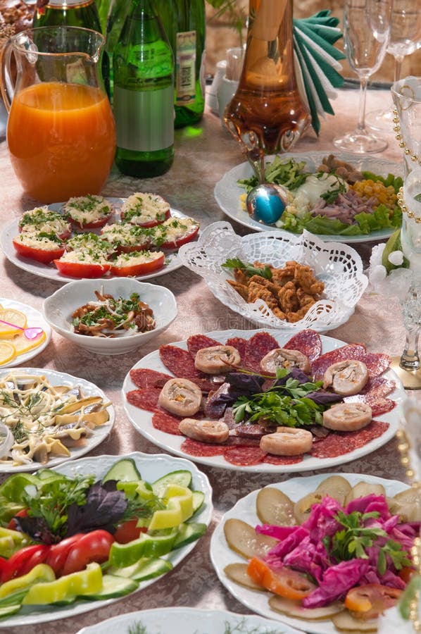 Meal and drinks. stock photo. Image of vegetables, salad - 15616644