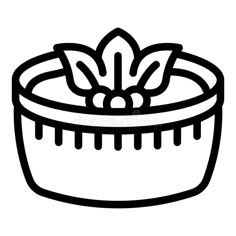 Meal Hummus Icon Outline Vector. Cuisine Day Stock Vector ...