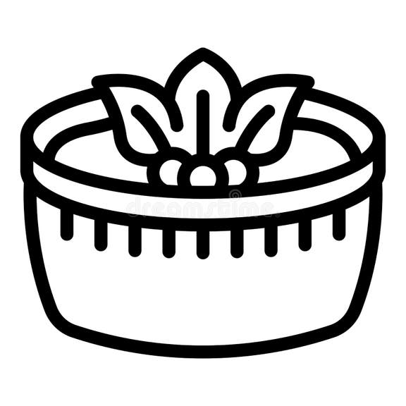 Meal Hummus Icon Outline Vector. Cuisine Day Stock Vector ...