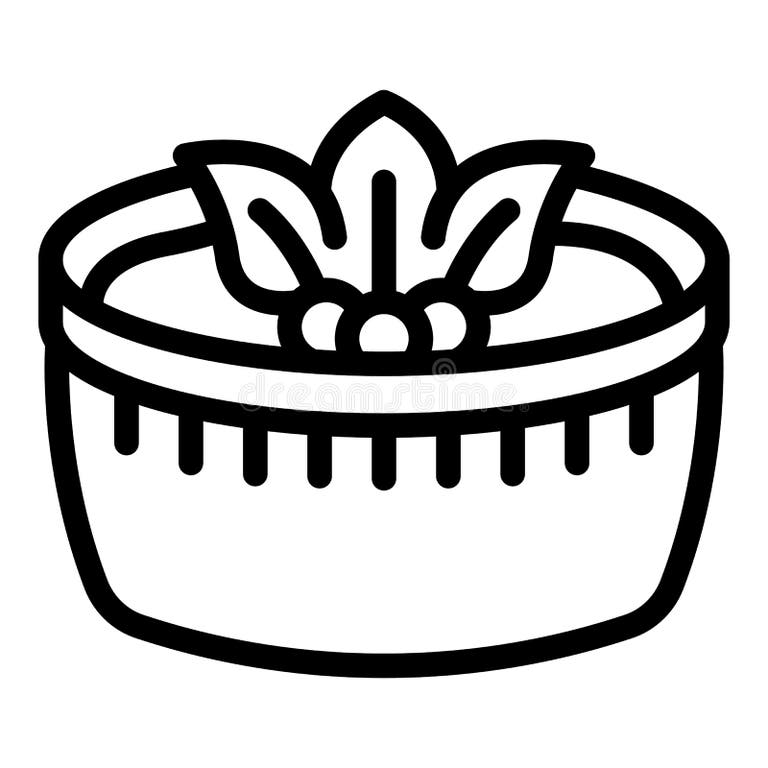 Meal Hummus Icon Outline Vector. Cuisine Day Stock Vector ...