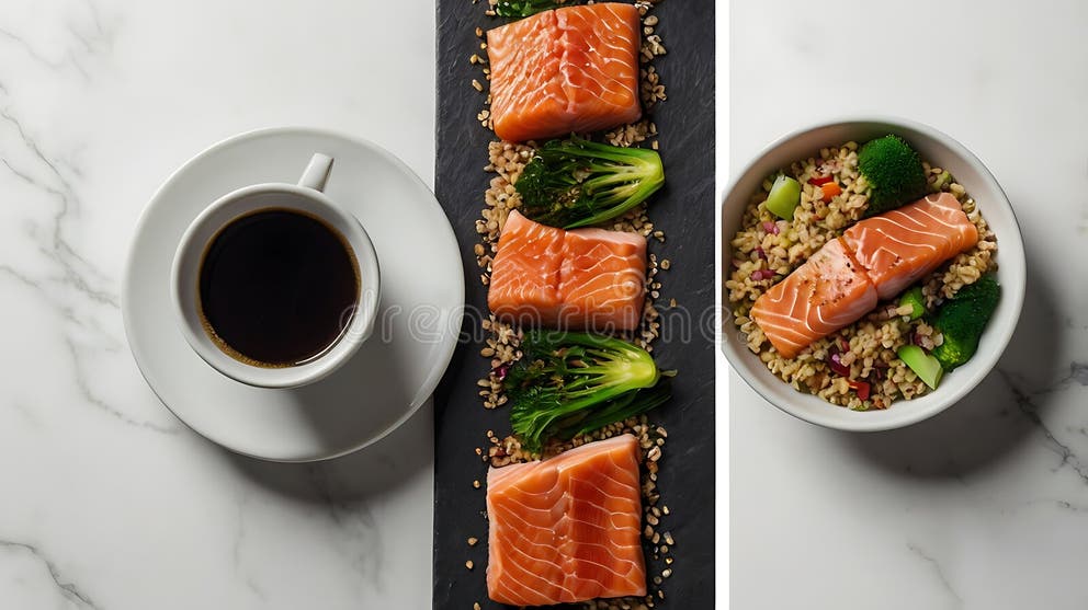 Before and after Meal â€ Intermittent Fasting Concept Stock ...