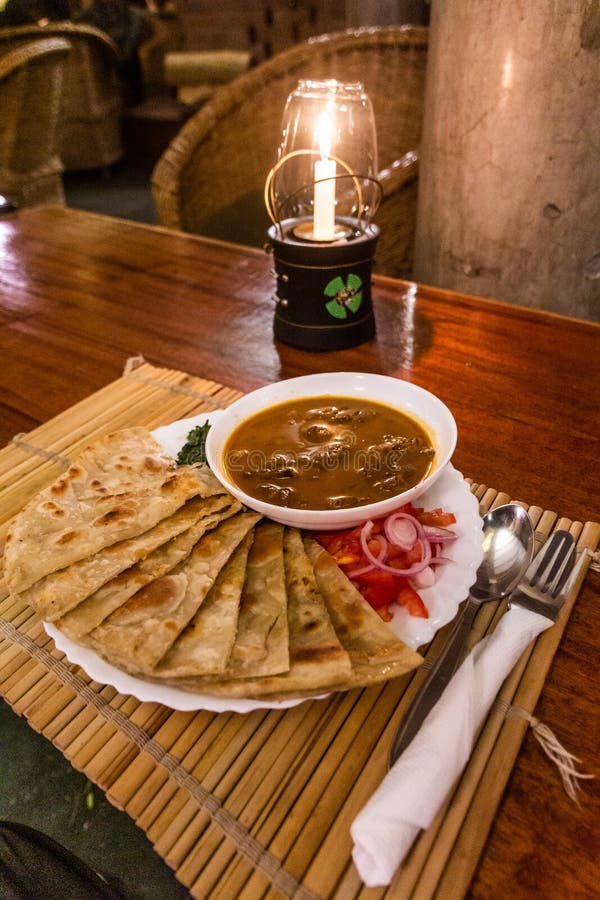 Meal in Kenya - Beef Stew with Chapa Stock Photo - Image of beef, dish ...