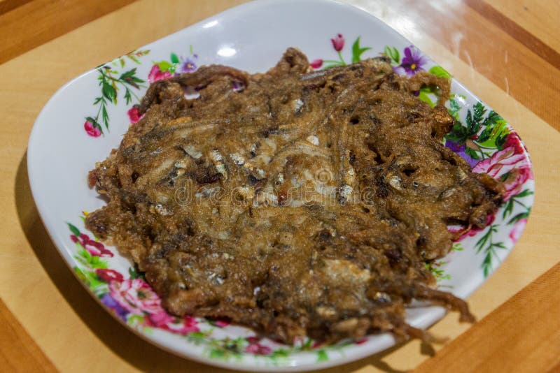 Meal in Philippines, Tortang Dulong, Fried Fish Ca Stock Image - Image ...