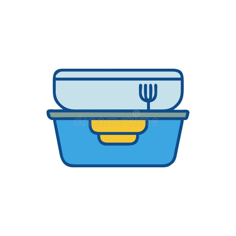 Meal Prep Container Icon stock photo. Illustration of yoga - 358844484