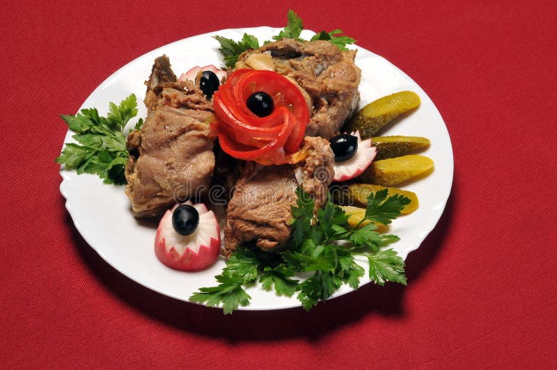 Meal from restaurant stock image. Image of lunch, gourmet - 16806977