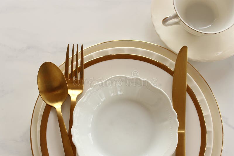 Meal time stock image. Image of gold, setting, dinner - 91403213